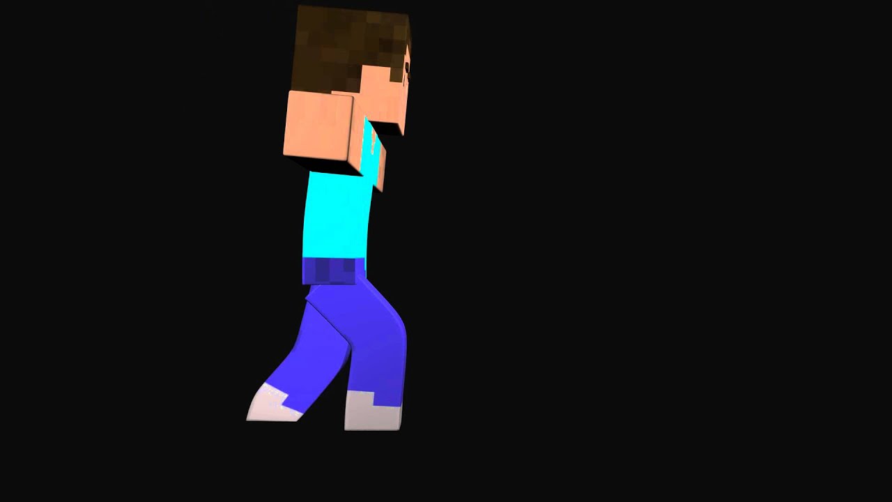 Minecraft walk animation [FREE] - YouTube