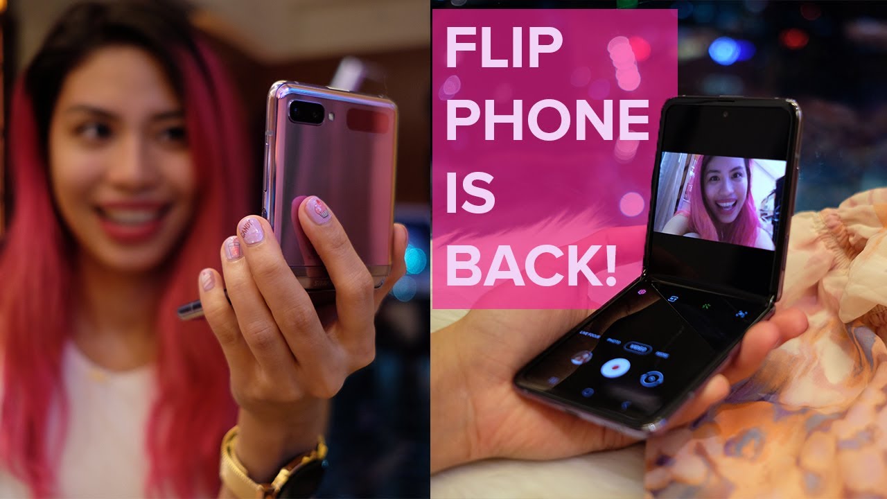 Samsung Galaxy Z flip hands-on: Clamshell phones are definitely back ...