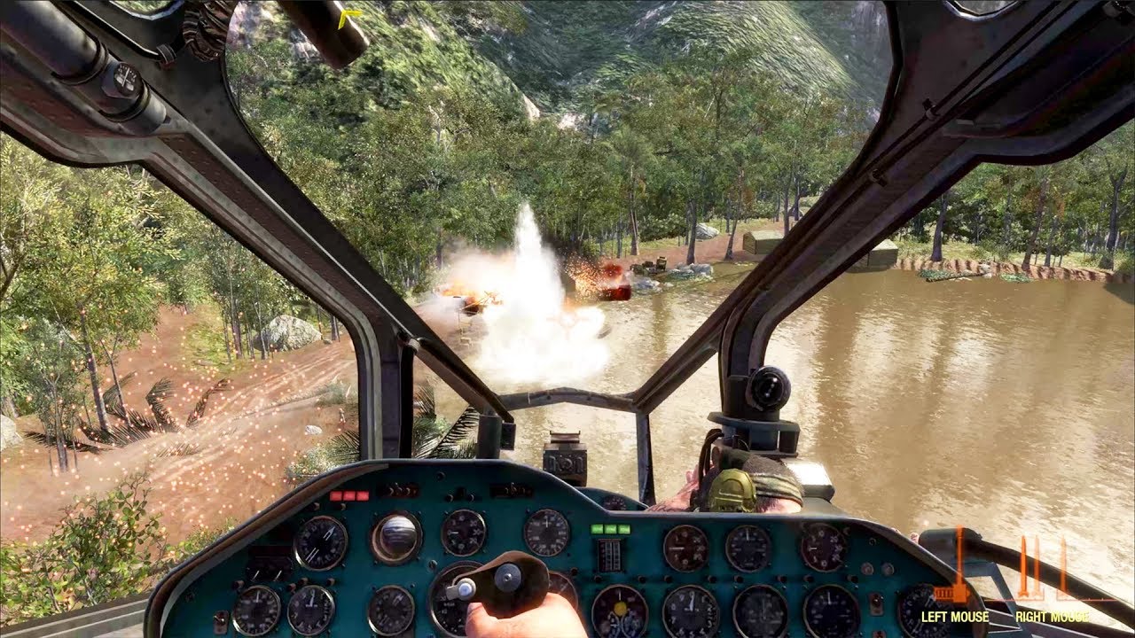 Escaping In Russian Mi-24 HIND - Vietnam Helicopter Mission - Call of ...
