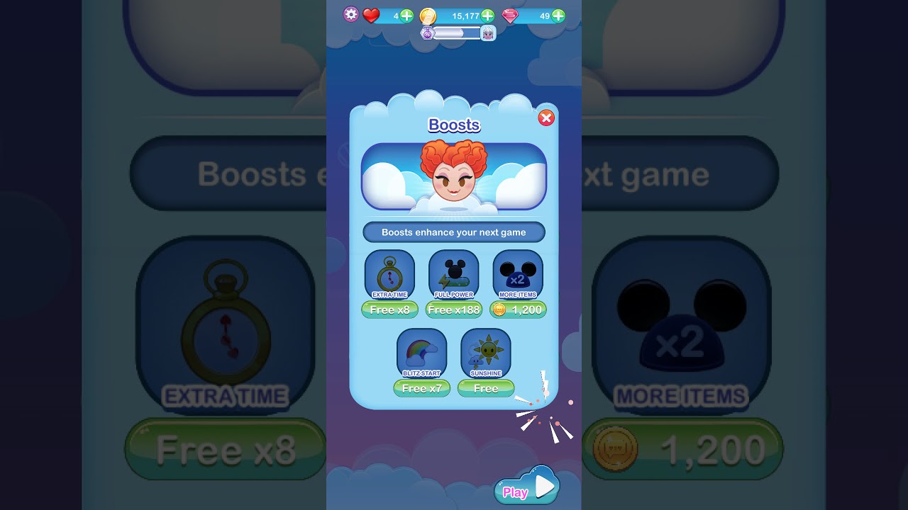 Disney Emoji Blitz: Winifred Sanderson Power Level 1 Gameplay - YouTube