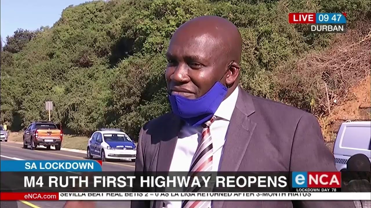 M4 Ruth first highway reopens - YouTube