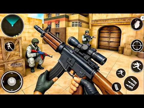 Commando Free Fire Critical Gun Strike Ops - FPS Shooter Gun Games _ Android Gameplay