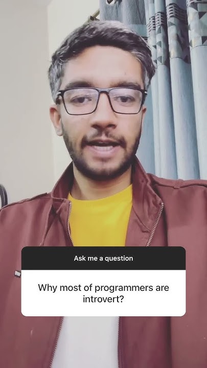 Why programmers are introvert? - YouTube