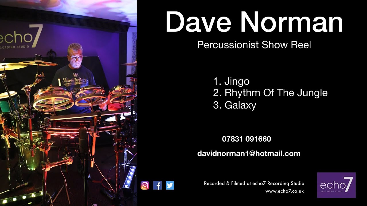 Dave Norman Percussionist Show Reel - YouTube