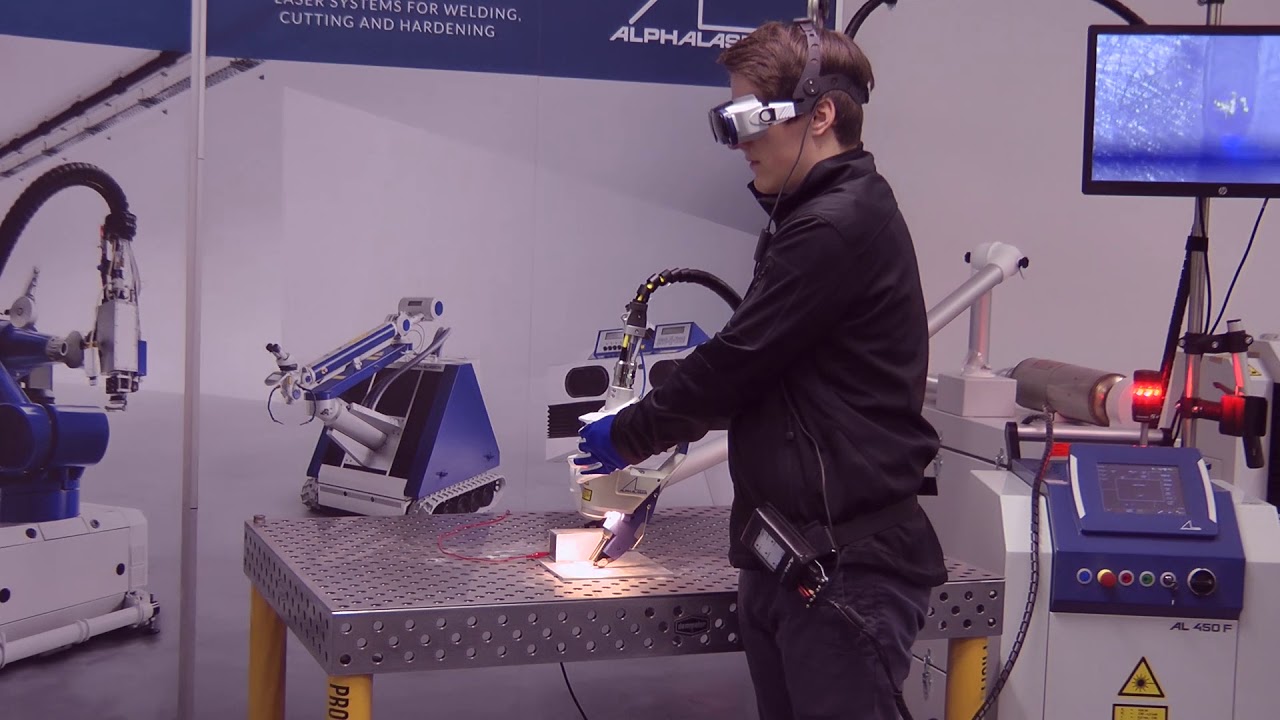 Alpha Laser AL-ARM Lazer kaynak makinası - YouTube