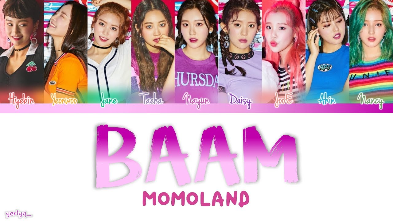 MOMOLAND (모모랜드) - BAAM Lyrics (Color Coded Han/Rom/Eng) - YouTube
