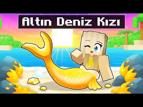 ALTIN DENİZ KIZI KRALİÇESİ OLDUM! 😱 - Minecraft
