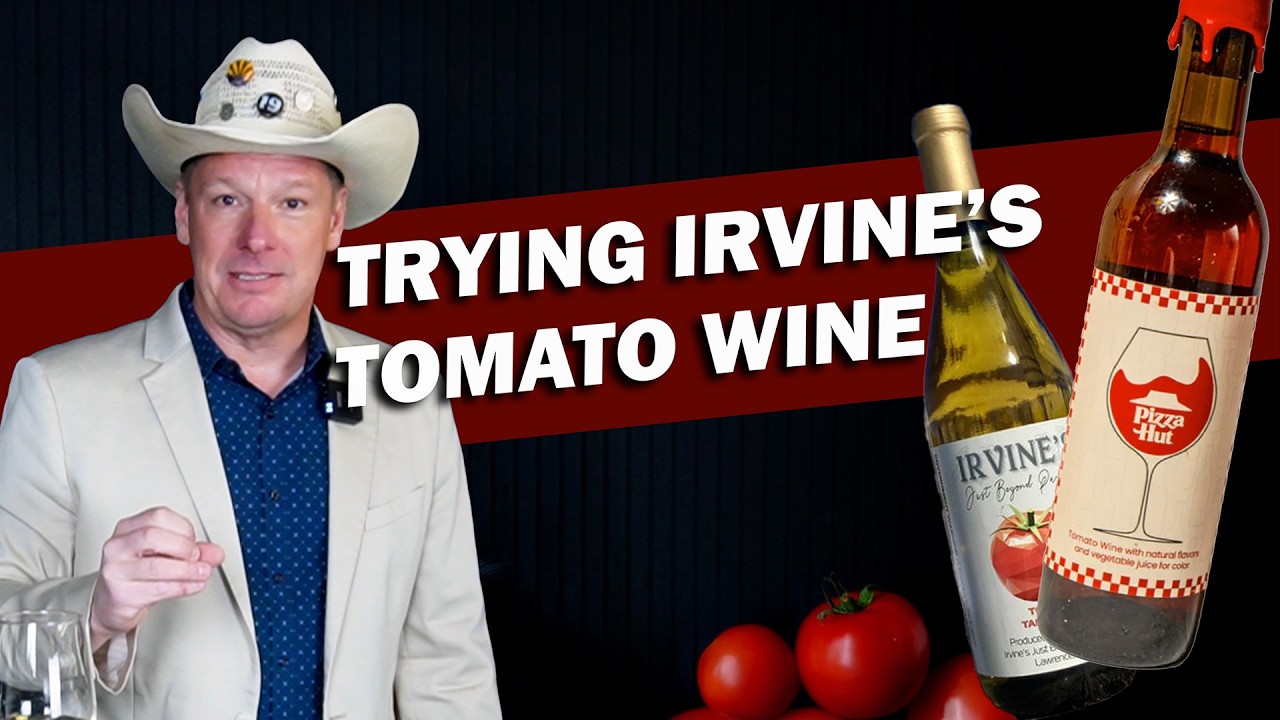 This wine is made from TOMATOES? 🍅🍷Irvine's Just Beyond Paradise Tomato ...
