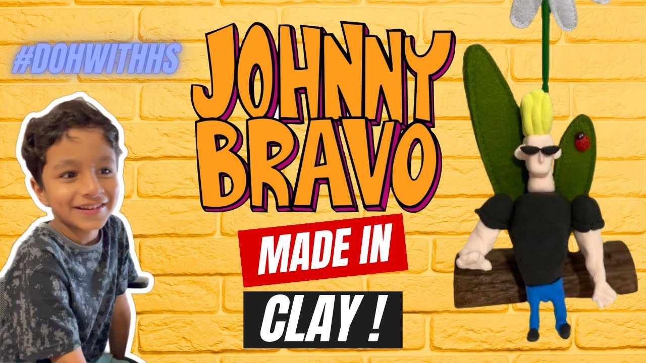 Making Johnny Bravo in Clay : Quick and Easy | Cartoon Network in Clay ...