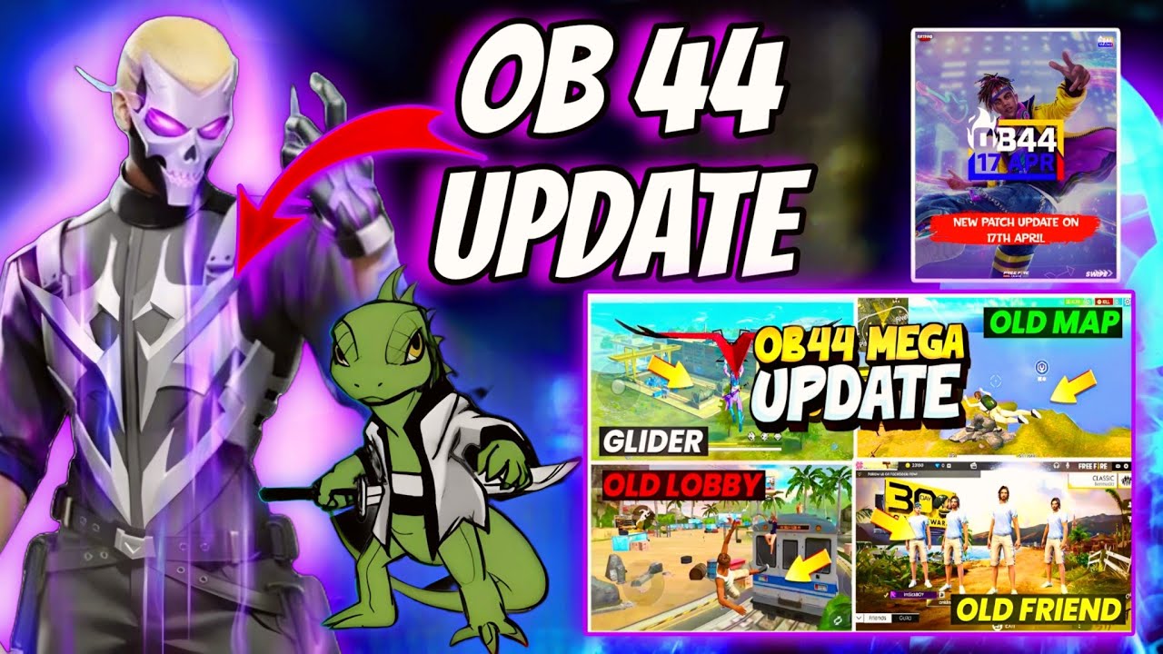 Ob44 Update 🤯 Free Fire Ob44 Update Big Change 🔥🤩 | Free Fire Ob44 ...