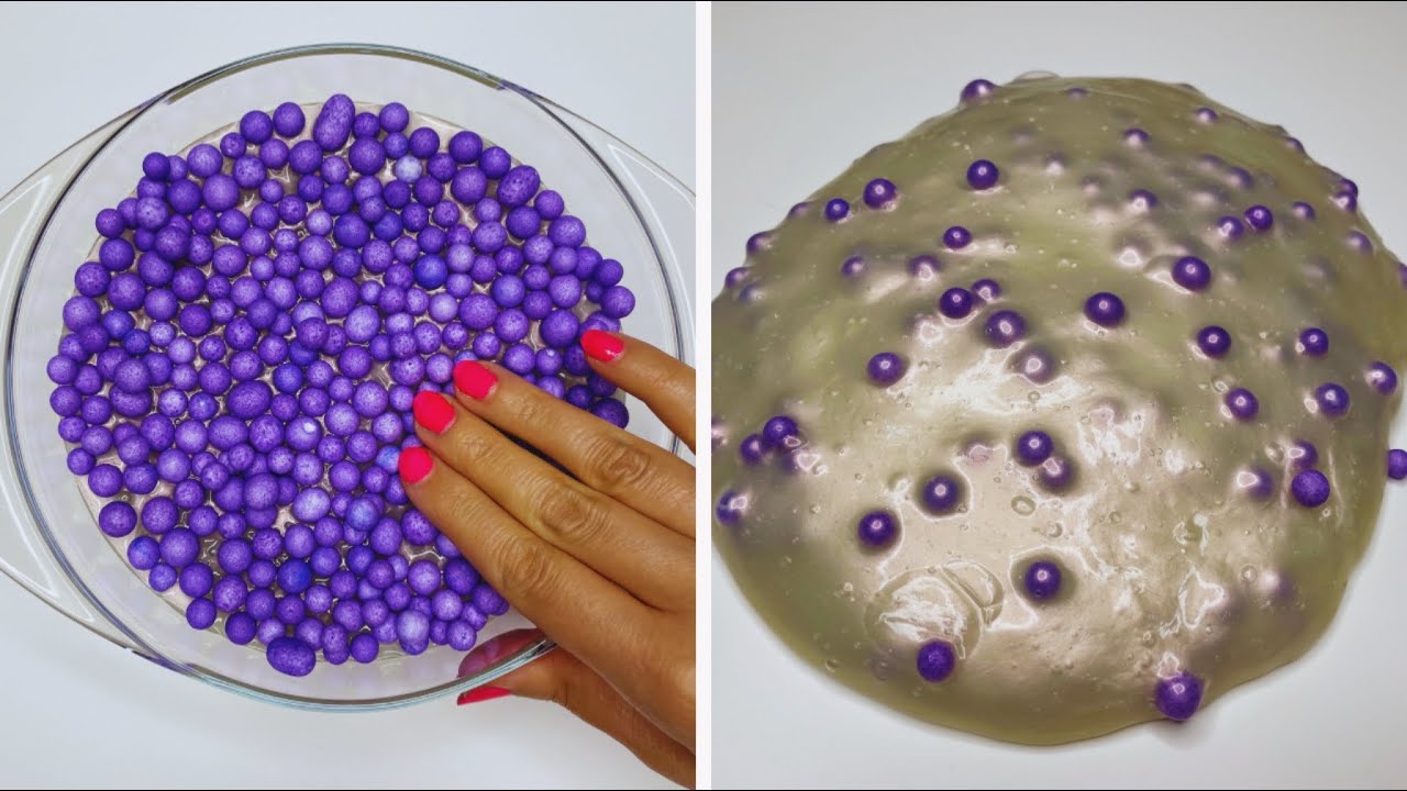 Creating My Most Satisfying Water Slime💟 - YouTube