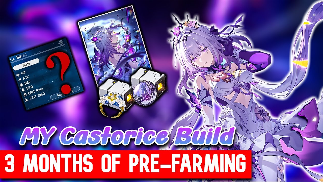 My Castorice Pre-Build Showcase | Best Relics | Honkai Star Rail v3.2 ...