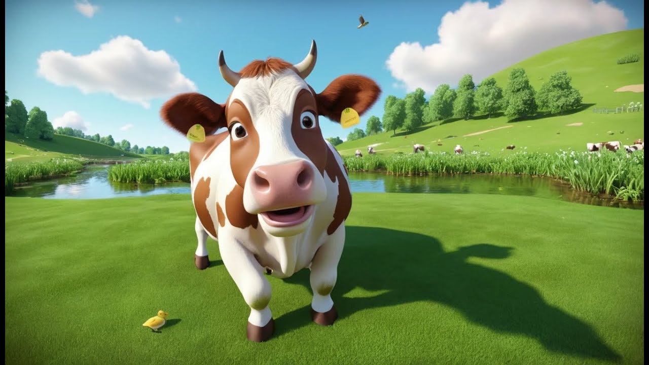 Moo Moo Brown Cow | Fun Farm Animal Song for Kids | Sing-Along ...