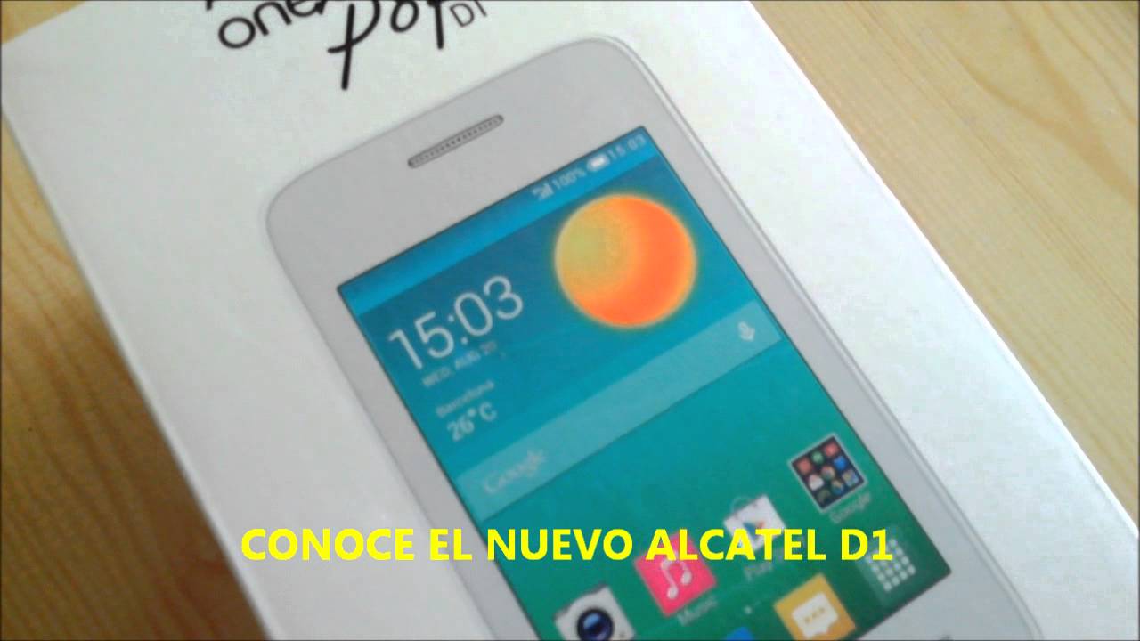 ALCATEL ONE TOUCH POP D1 (introduccion) - YouTube