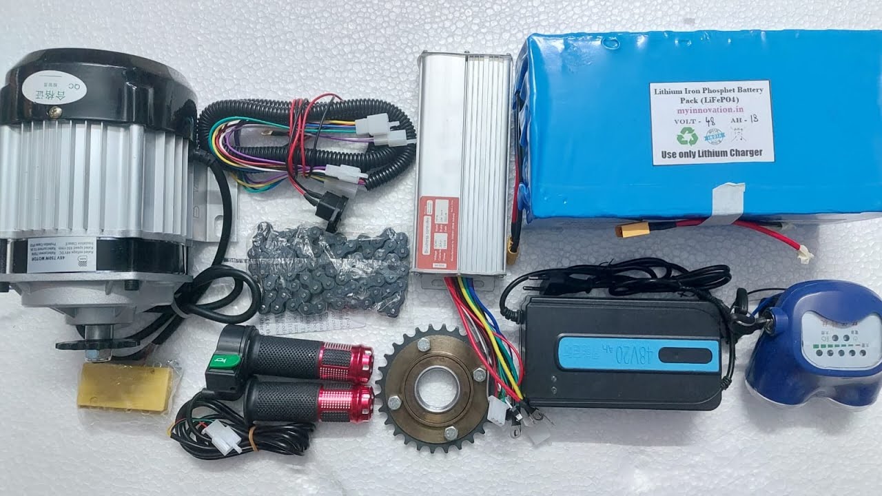 48volt 750watts + 18AH Lithium Battery Electric Bike full Conversion ...