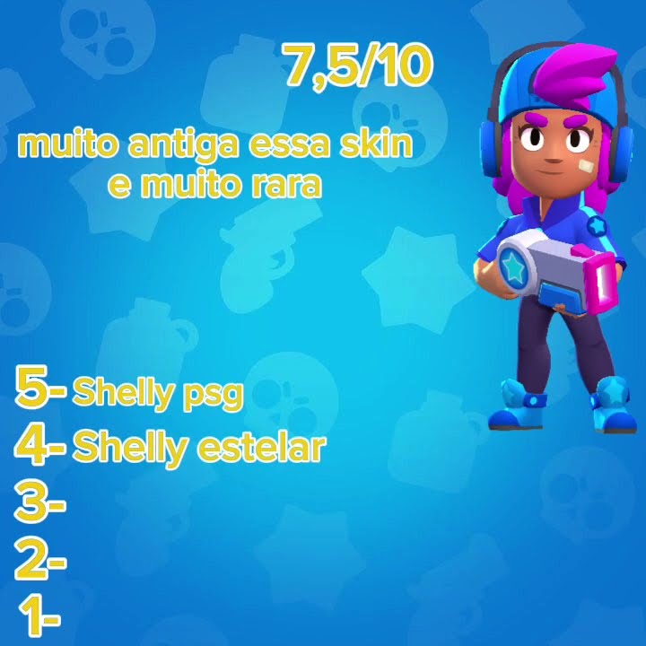 Top 5 skins da Shelly #brawlstars - YouTube