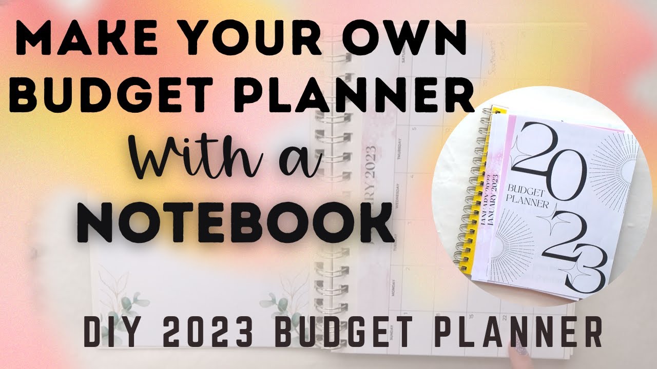 DIY 2023 Budget Planner Set Up- SIMPLE budget planner from a blank ...