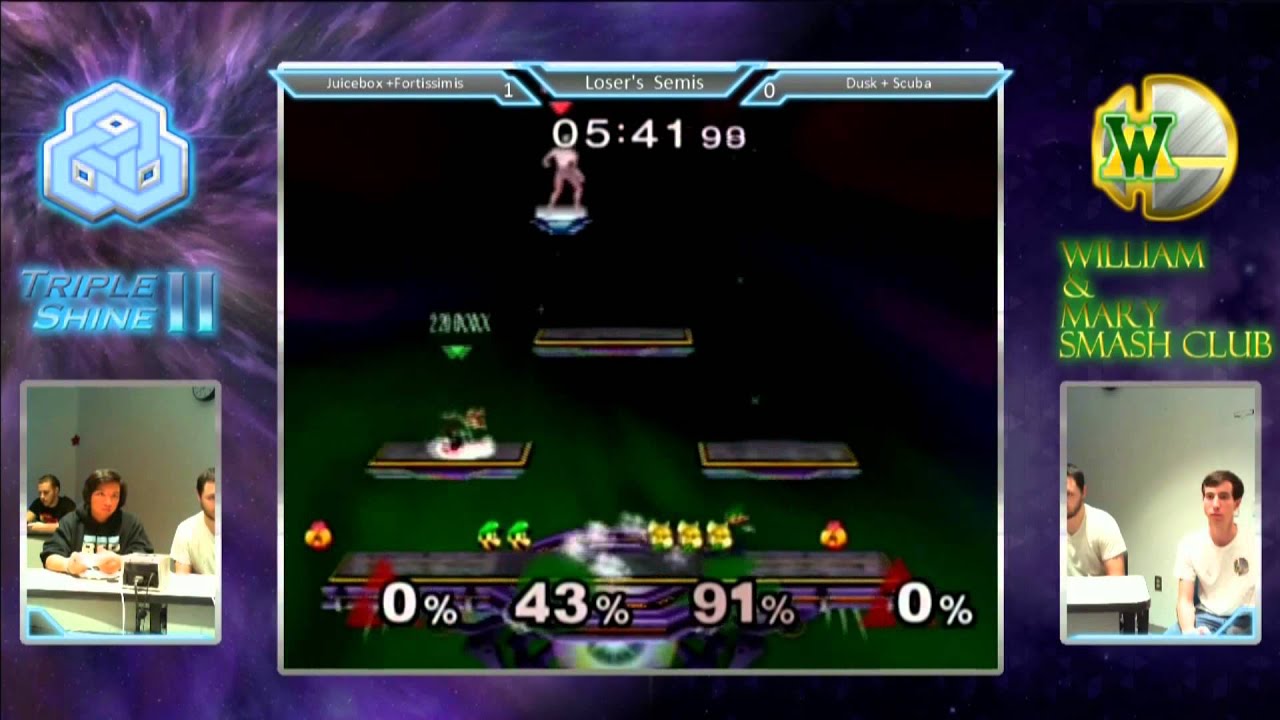 TSII - Scuba Steve & Dusk vs. Juicebox & Fortissimis - SSBM Doubles LS - YouTube