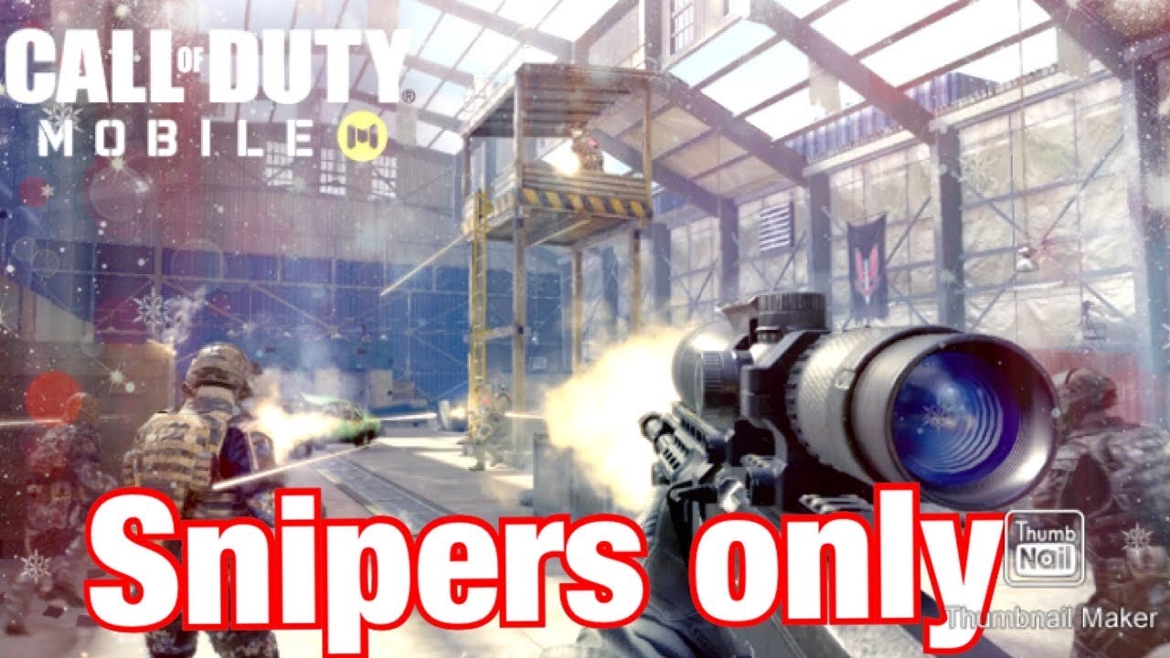 Snipers only (call of duty mobile) - YouTube