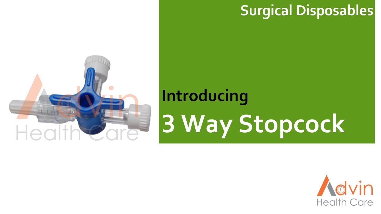3 Way Stopcock - YouTube