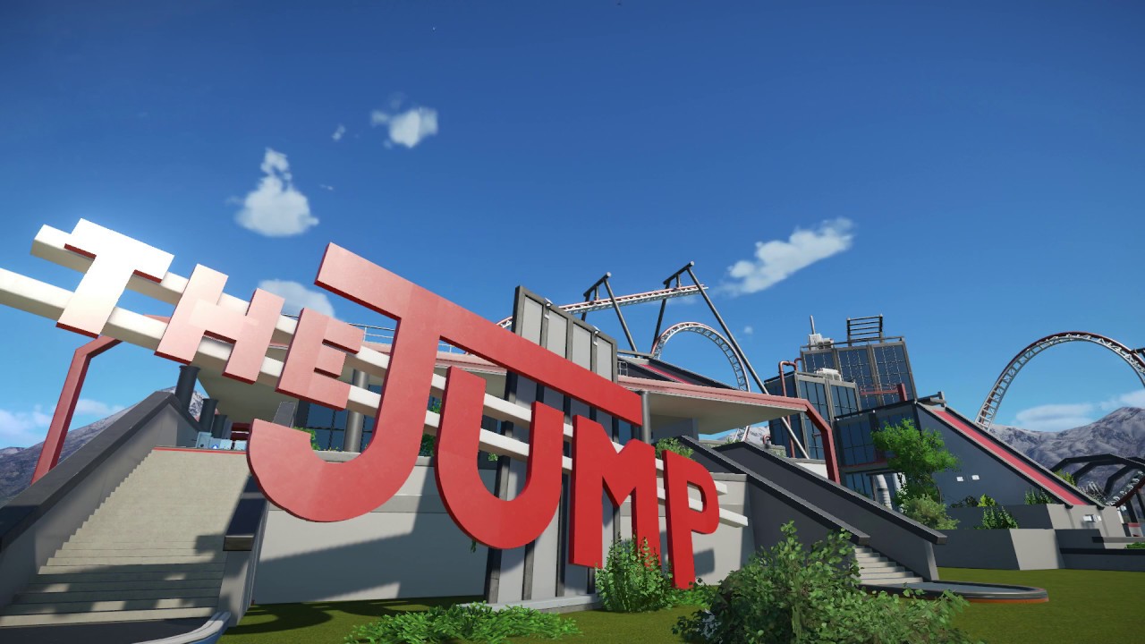Planet Coaster - The Jump Launched / Reverse Coaster + POV - YouTube