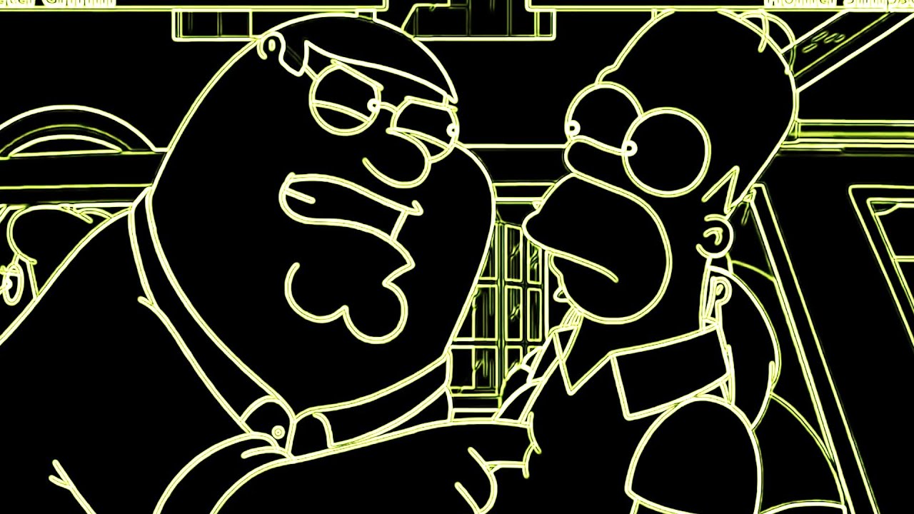 Peter Griffin vs Homer Simpson Vocoded to Mortal Kombat - YouTube