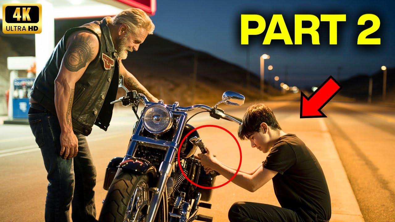 Homeless Teenager Helped a Biker Without Expecting Return— Next Day ...