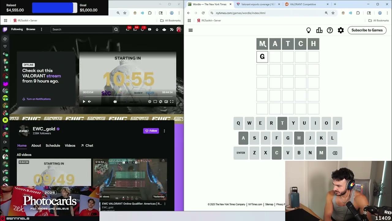 Tarik watch EWC 100T vs NRG and EG vs MIBR- FULL VOD [2025-05-24] - YouTube