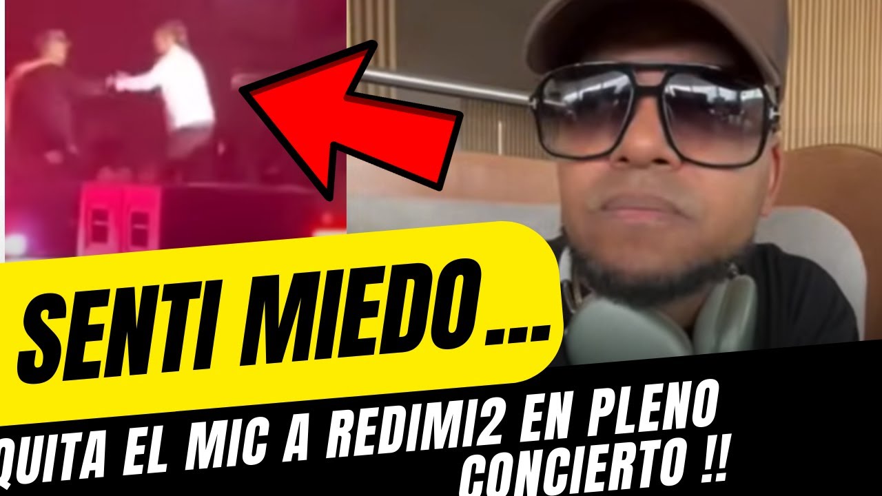 🔴 REDIMI2 interrumpido por un joven que le QUITA EL MICROFONO en pleno ...