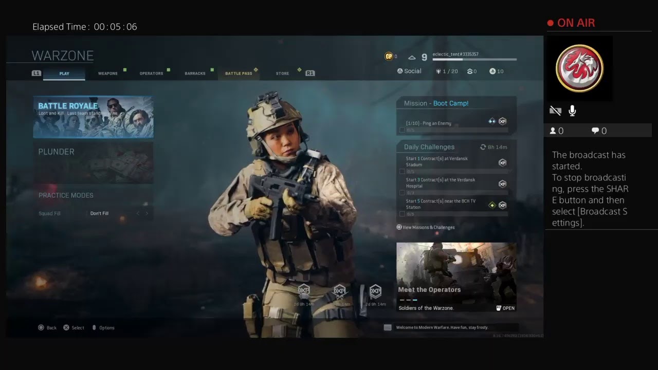 My first live stream - YouTube