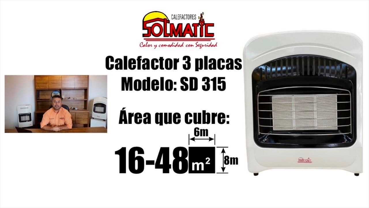 Cuanto Calientan los Calefactores Solmatic - YouTube