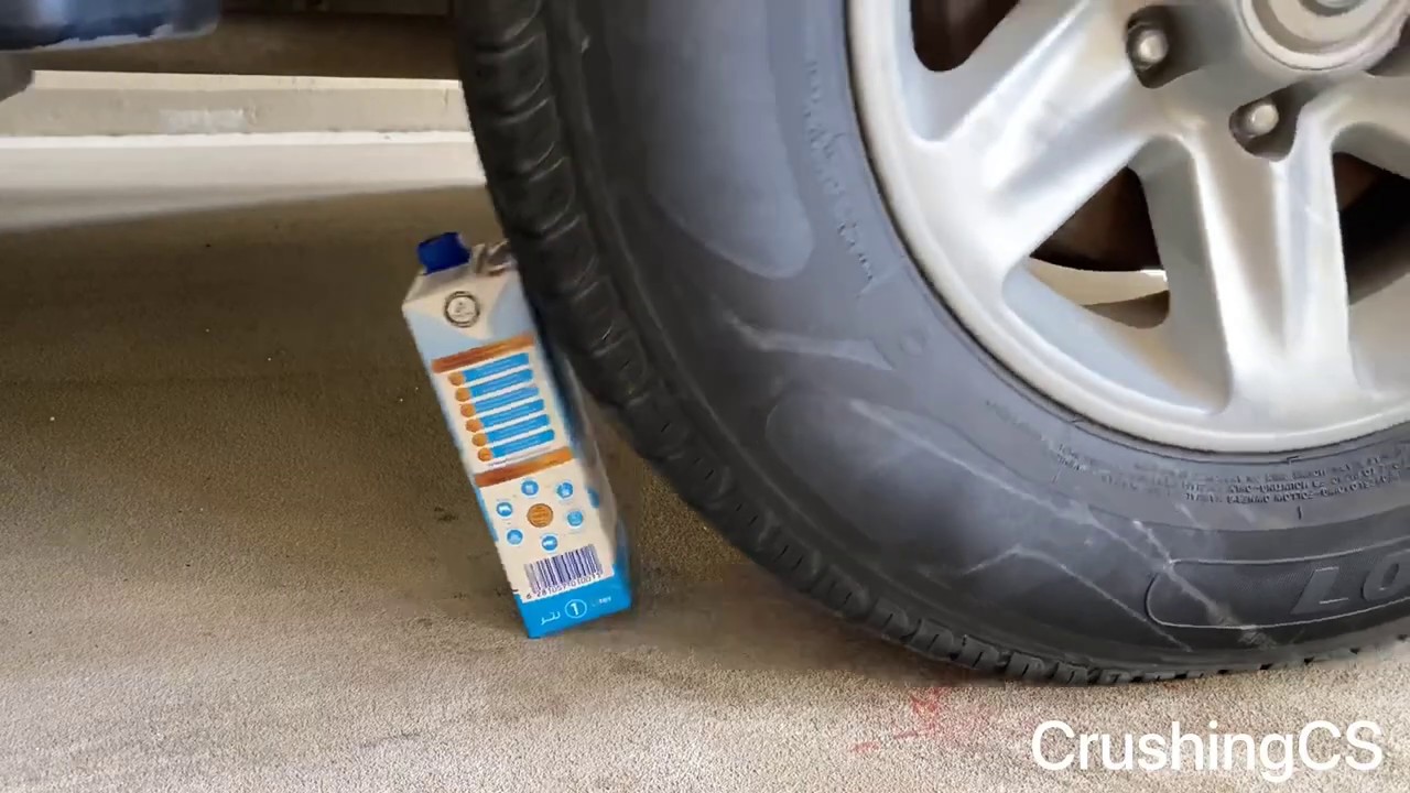 Crushing Crunchy and Soft Things By Car - Experiments - YouTube
