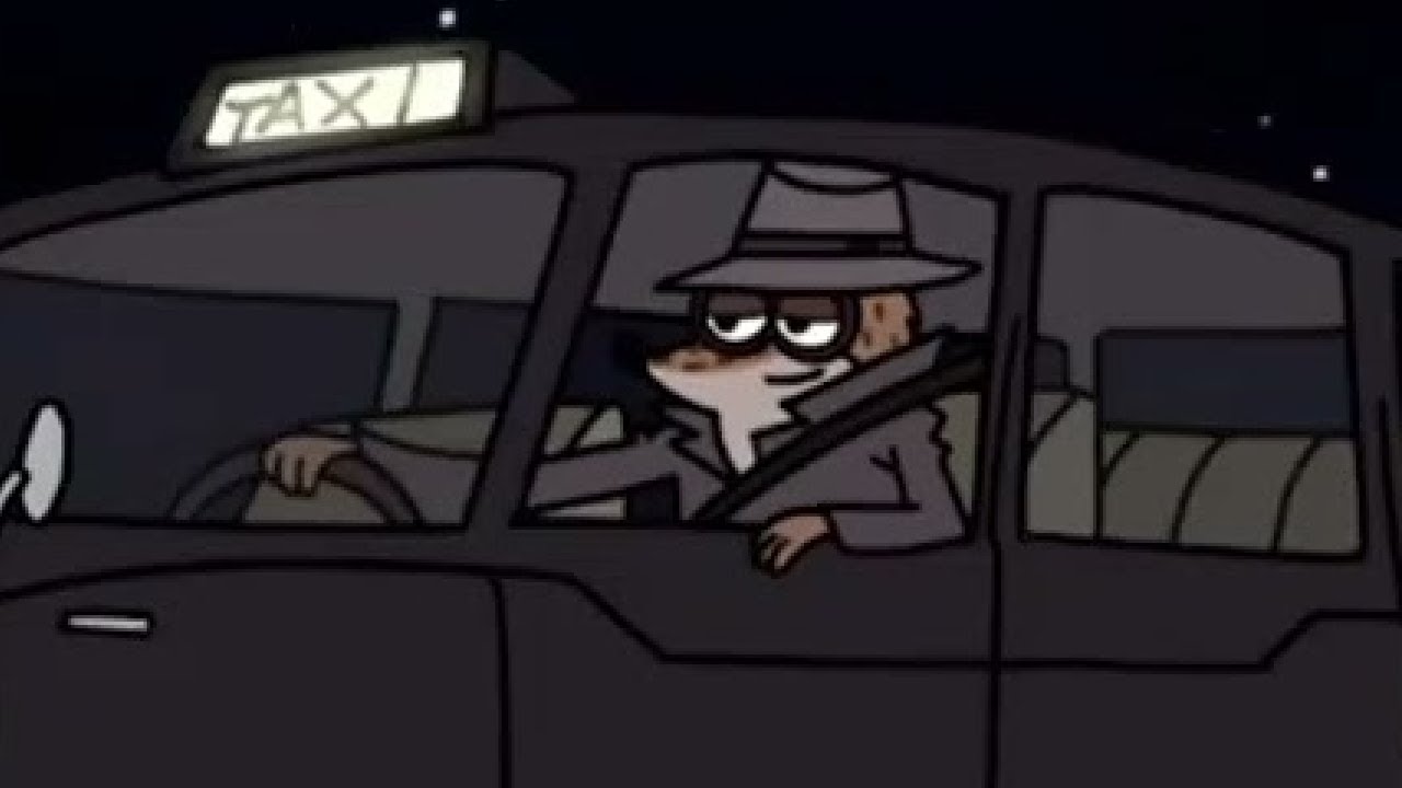 Regular Show - Rigby Drives A British Taxi - YouTube