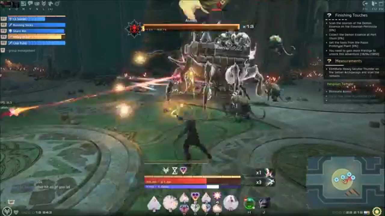 Skyforge Hespilon Temple LB Gameplay - YouTube