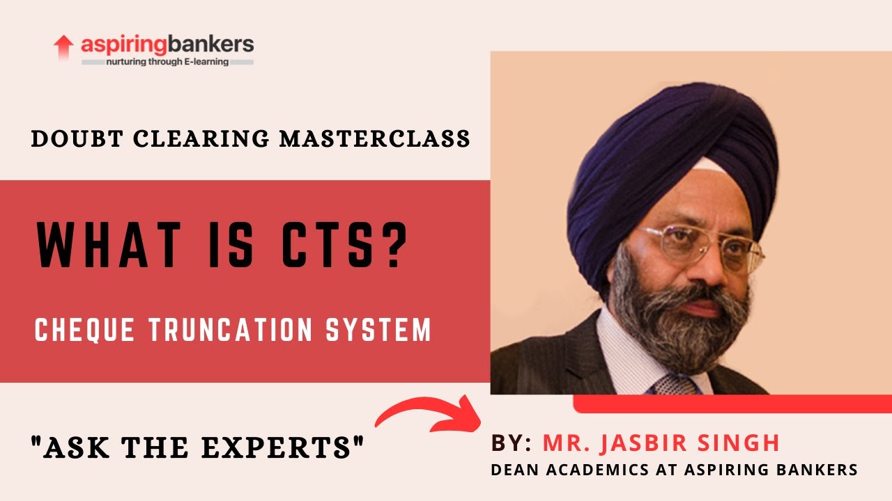 How Cheque Truncation System Works(CTS)? | Doubt Clearing Master Class ...