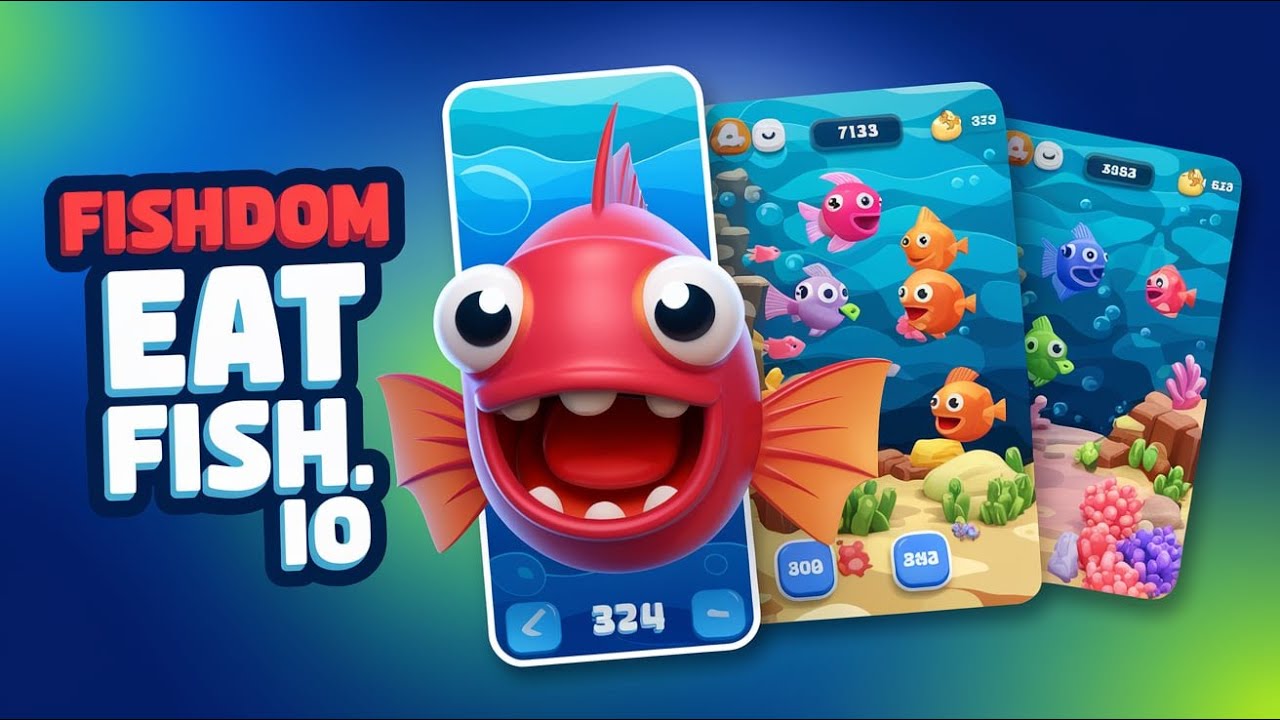 Fishdom Eat Fish.IO unitysourcecode.in - YouTube