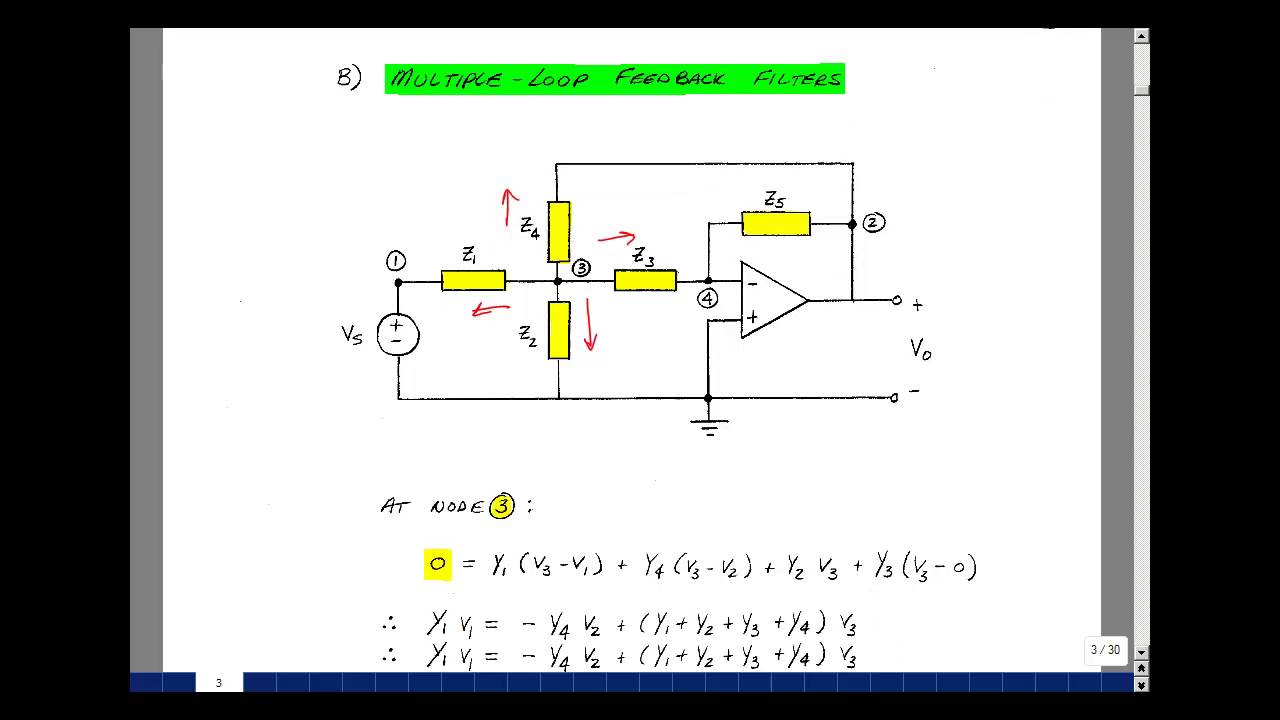 Lab VII: Active Band-Pass Filter - Part I - YouTube