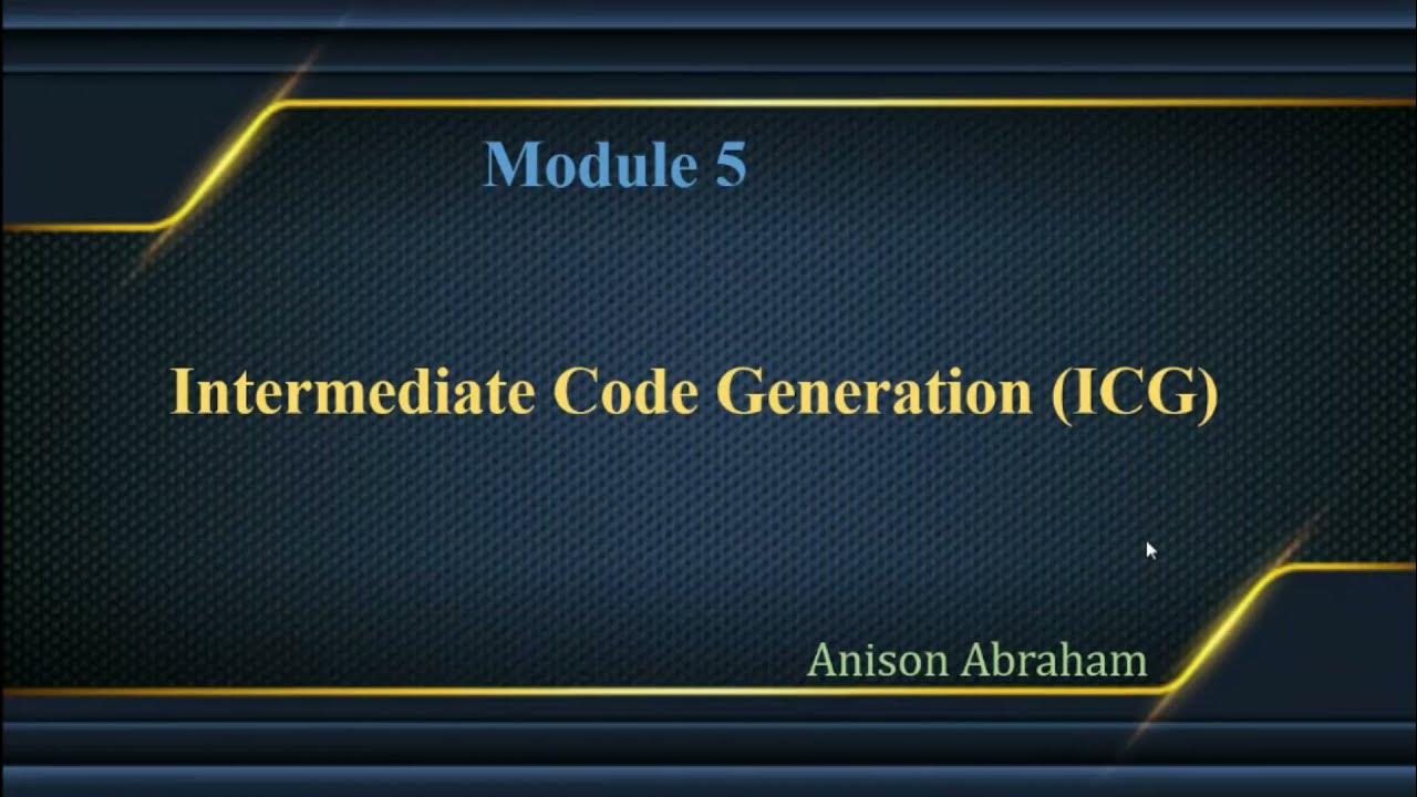 CD304: Compiler design | Intermediate Code | Tree Address code-Quadruples|Triples|Indirect ...