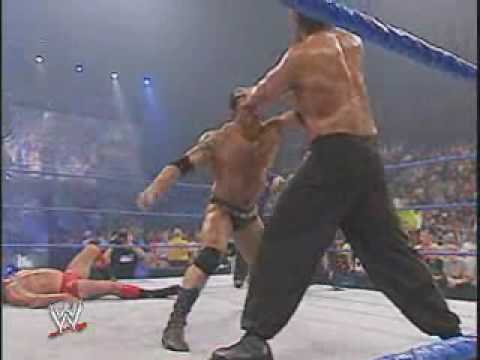 The Great Khali vs Batista and Ric Flair