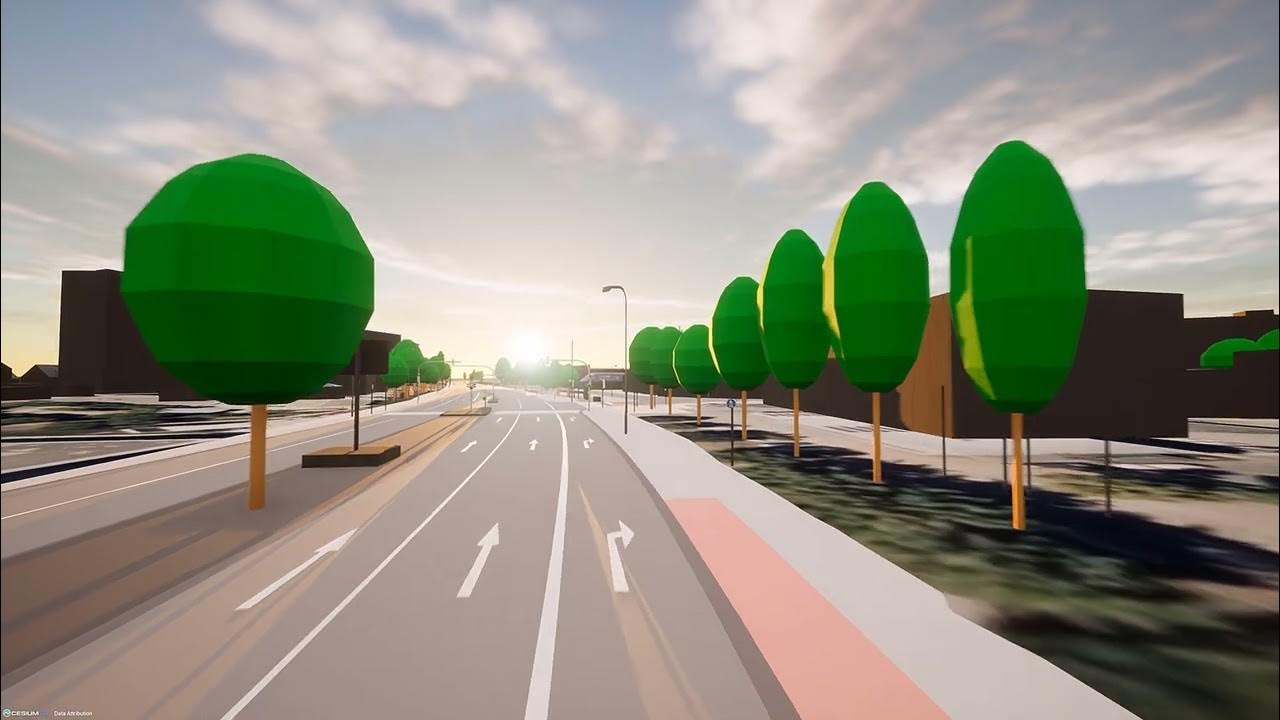 Unreal Engine CityGML 3D City Model Visualization [4k] - YouTube