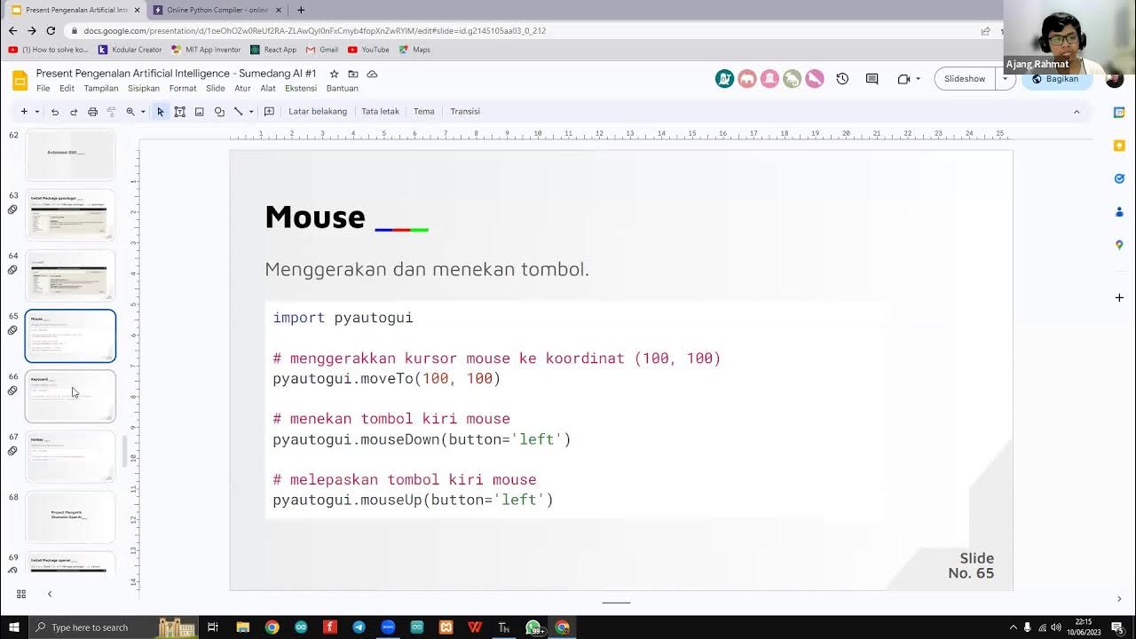 Pengenalan Artificial Intelligence: Workshop: Python Dasar, Automasi ...