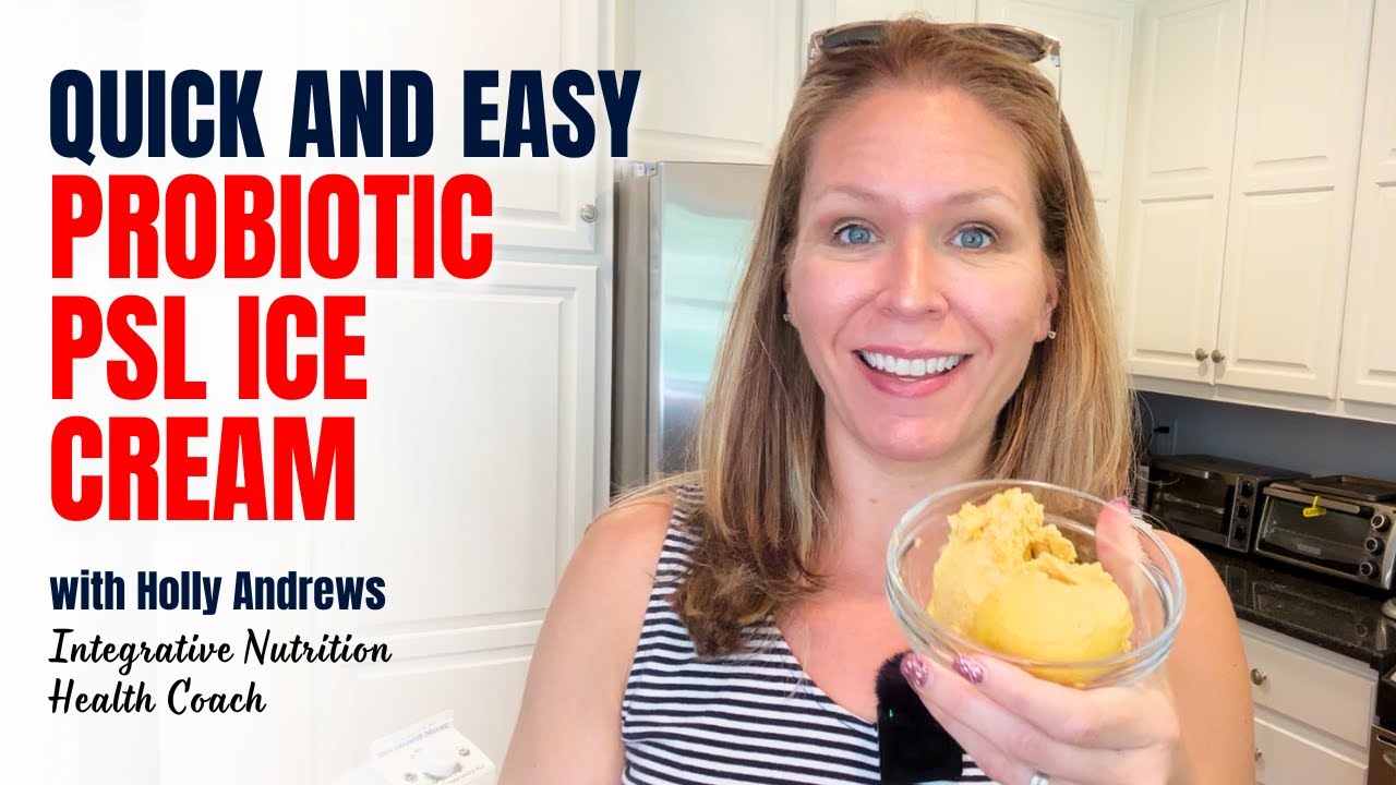 Quick and Easy Probiotic PSL Ice Cream with Holly Andrews - YouTube