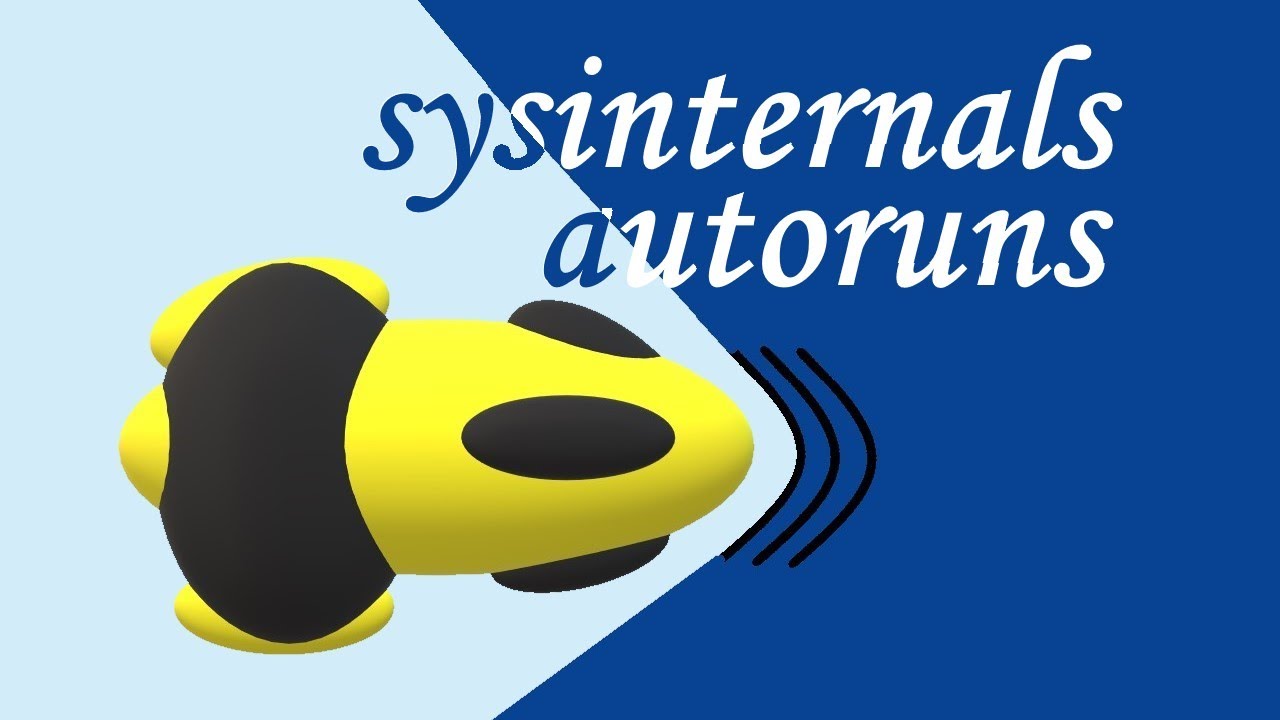sysinternals autoruns - YouTube