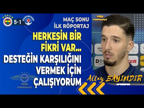 HERKESİN BİR FİKRİ VAR... | ALTAY BAYINDIR | Kasımpaşa Maç Sonu Röpotajı