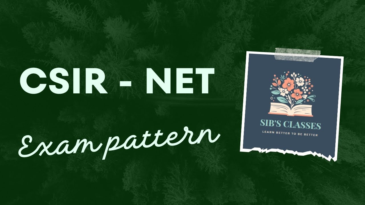 csir net exam pattern chemical science | csir net ka exam kitne marks ...