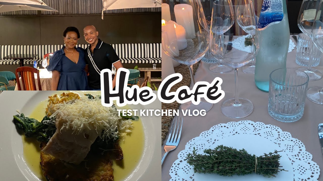 A Night With Hue: Hue Café Test Menu Vlog || South African YouTuber ...