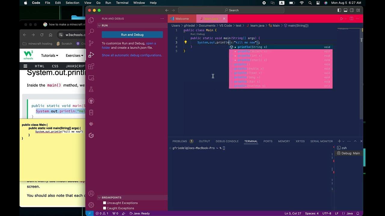 java for beginners - YouTube