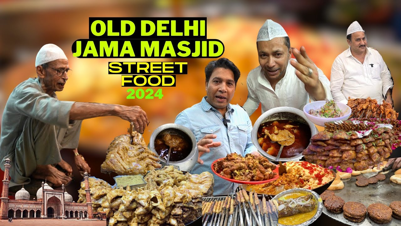 DELHI JAMA MASJID STREET FOOD IN RAMADAN 2024 PREMIUM MUSLIM FOOD ...