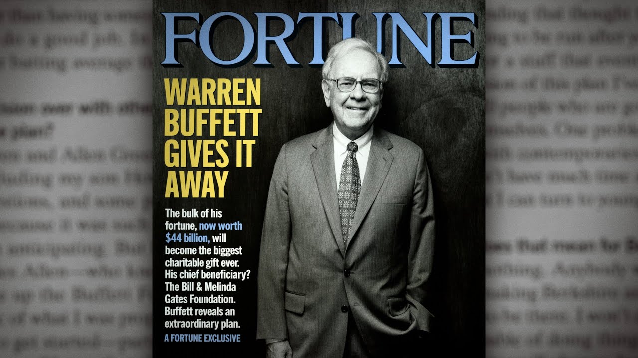 Donating $37 Billion Dollars to Charity: From HBO's "Becoming Warren ...