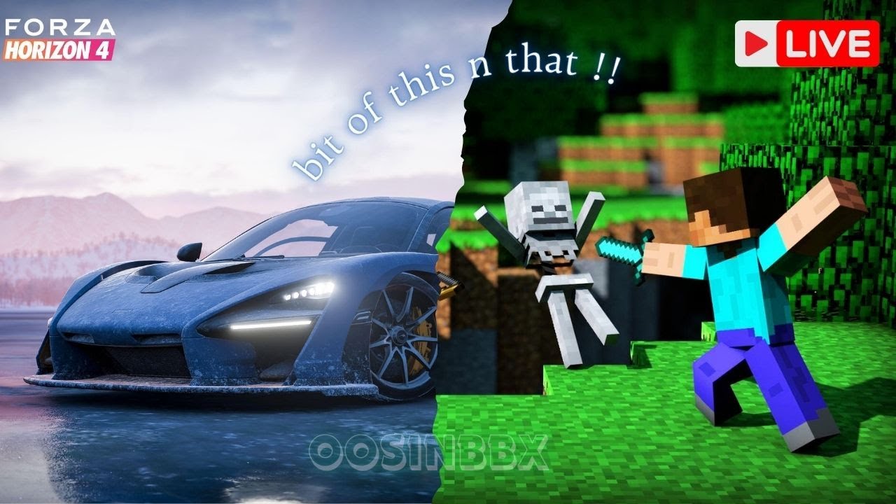 Long time no see in Forza horizon 4....minecraft later!! #live # ...